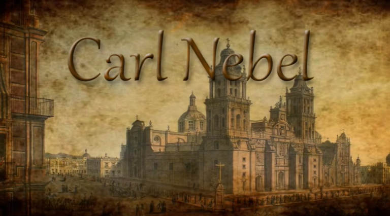 Carl Nebel, litografía siglo XIX Historia de México – Apprende Digital